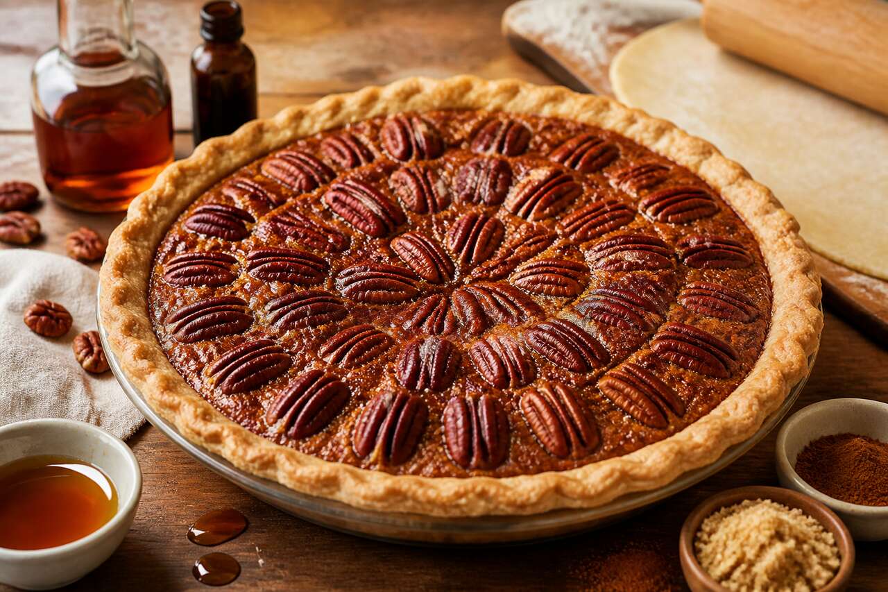 Tarte aux noix de pécan maison : recette facile et gourmande